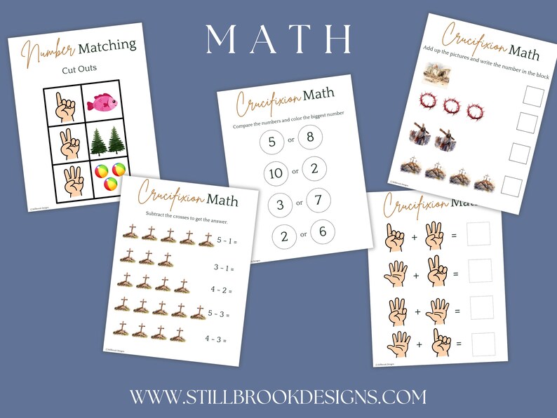 EASTER Unit Study - Christian Easter Printable - Crucifixion ...
