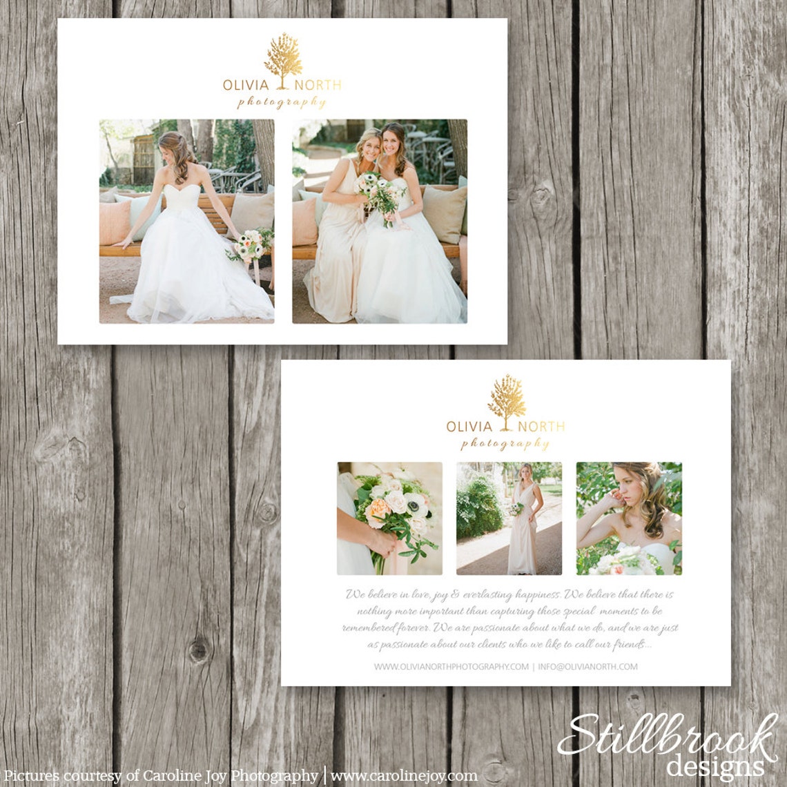 Marketing Card Template - Wedding Photography Promo Card - Advertising ...