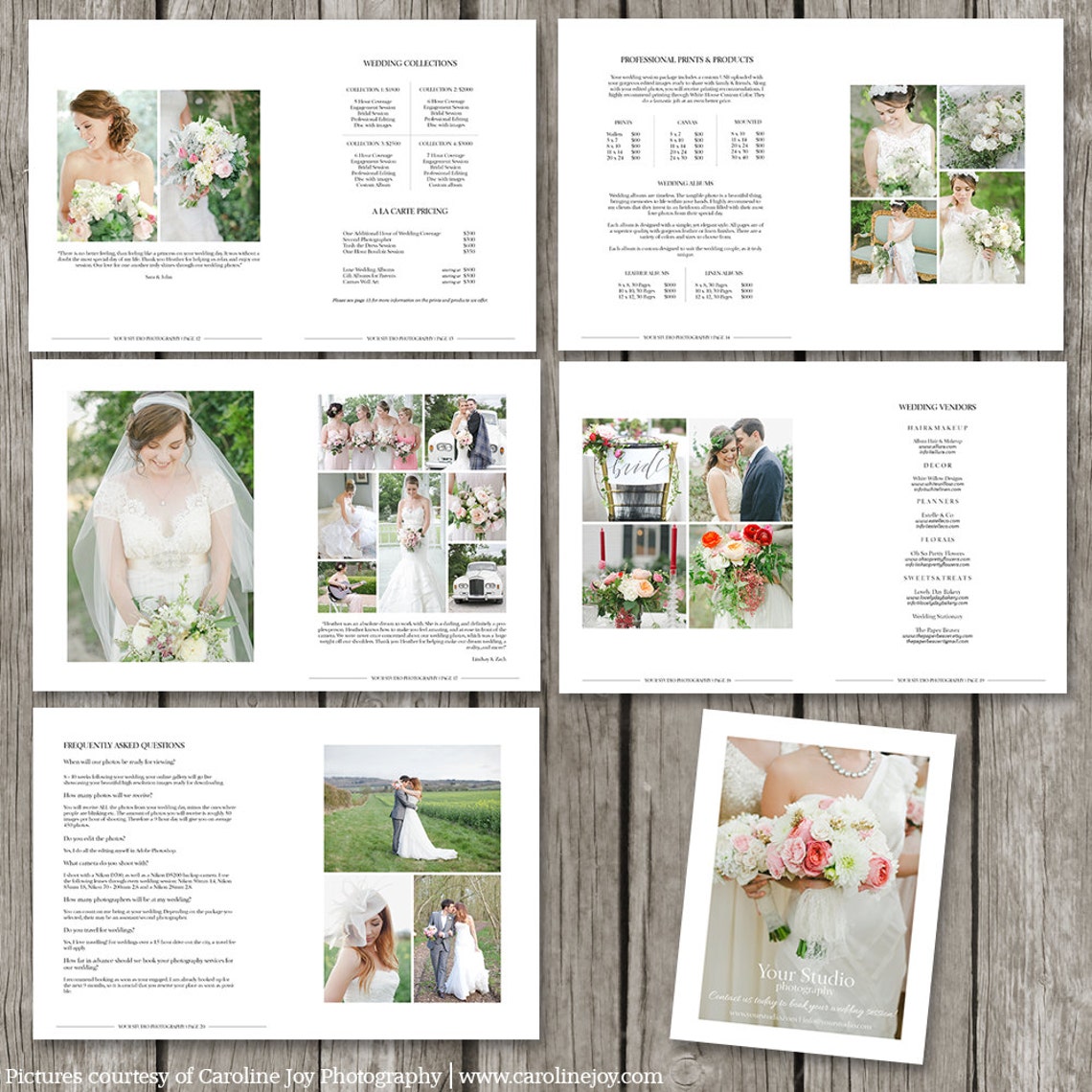 Wedding Photography Magazine Template - 22 Page Digital Magazine ...