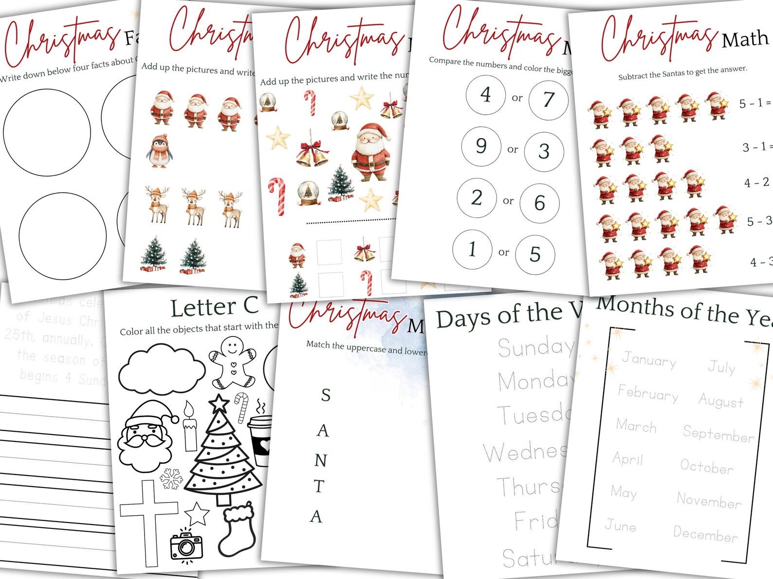 CHRISTMAS Unit Study - Christmas Activities for Kids - Christmas ...