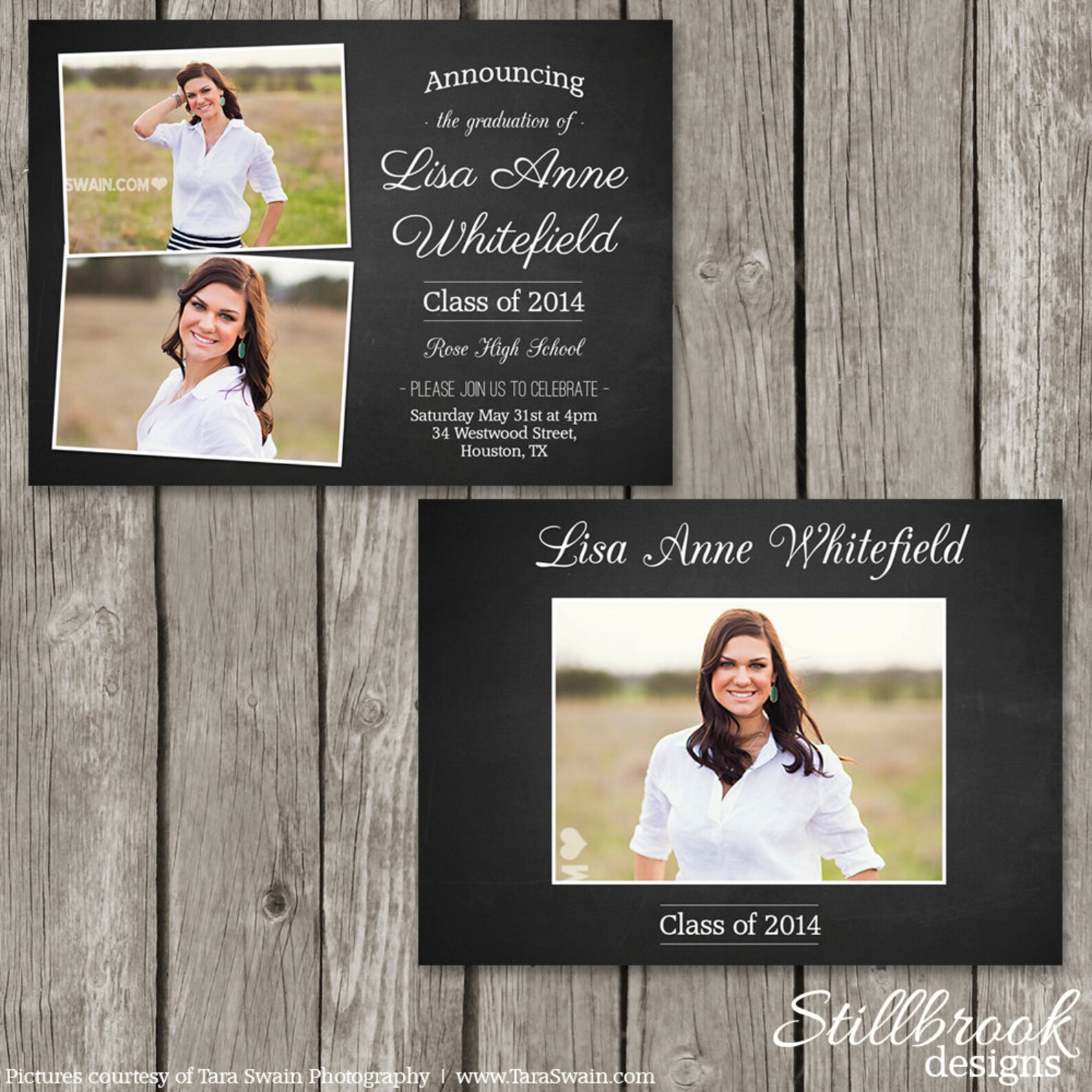 Senior Graduation Card - High School Senior Graduation Announcement ...