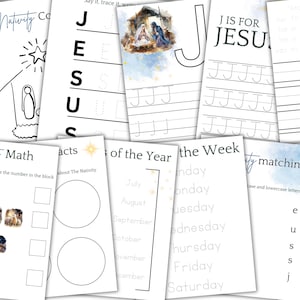 NATIVITY + CHRISTMAS Unit Study - Christmas Homeschool Unit - Jesus is ...