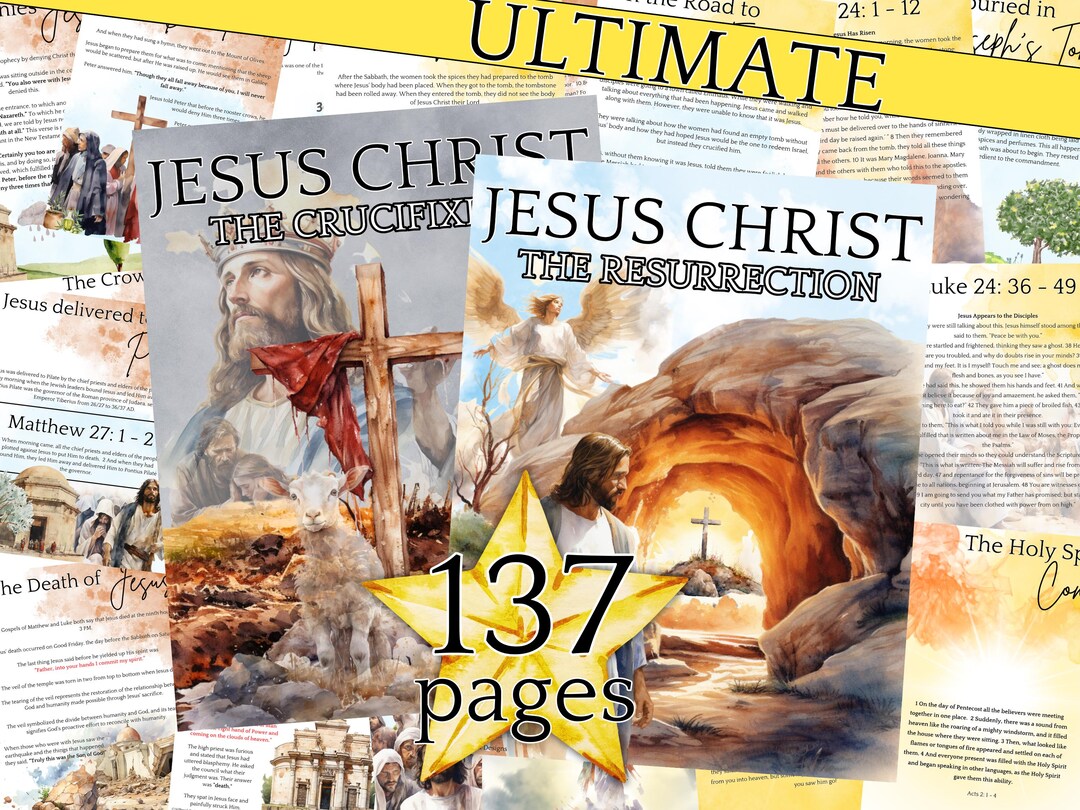 EASTER Unit Study - Christian Easter Printable - Crucifixion ...