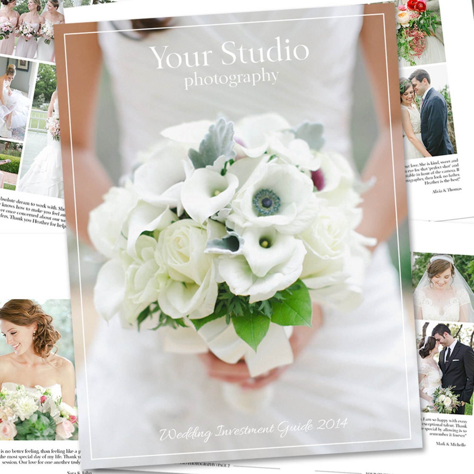 Wedding Photography Magazine Template - 22 Page Digital Magazine ...