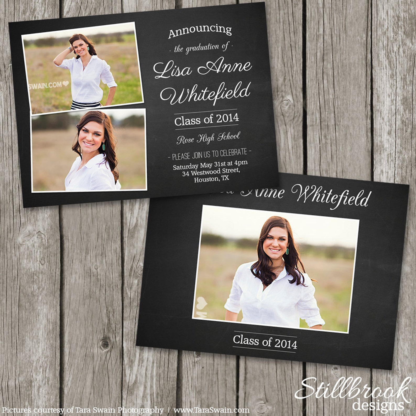 Senior Graduation Card - High School Senior Graduation Announcement ...