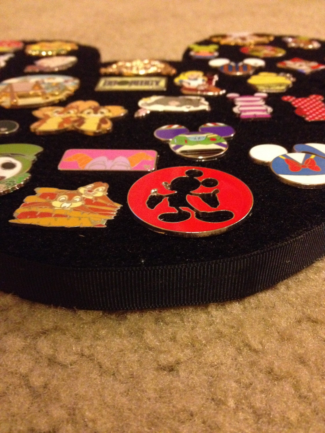 Stitch Disney Pin Display Board. 18" Tall, Can Hold About 45 Pins - Etsy