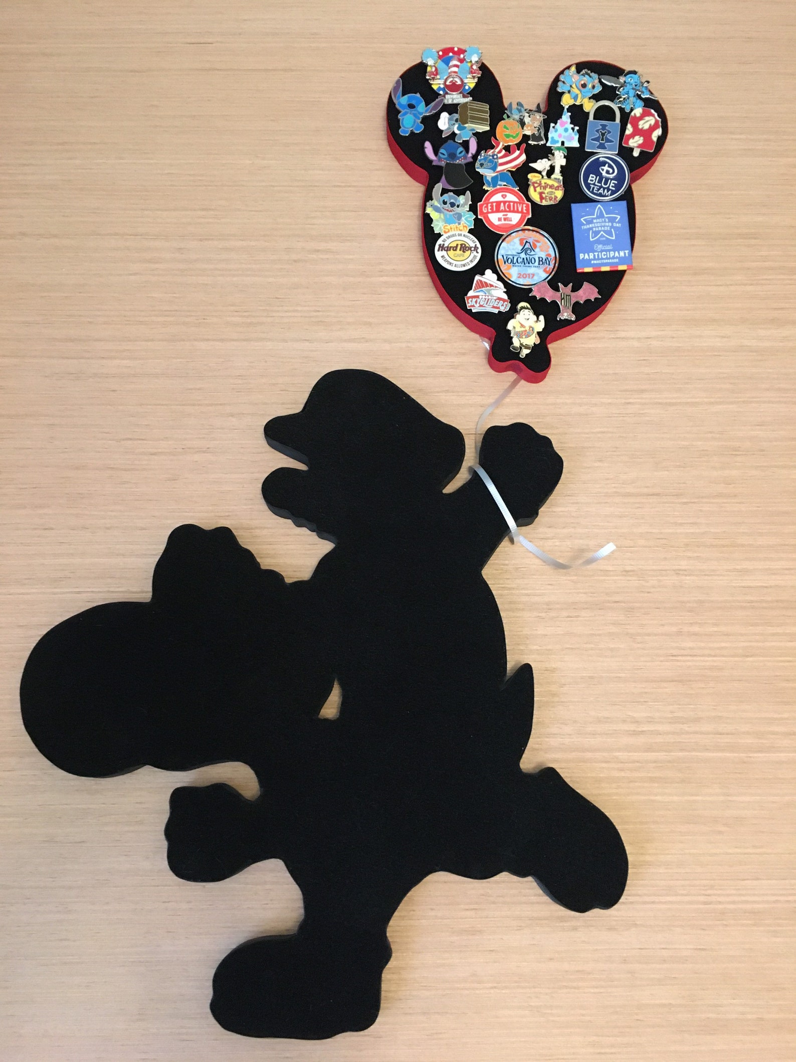 Disney Mickey Balloon Pin Display Board With Color Edges Pin | Etsy