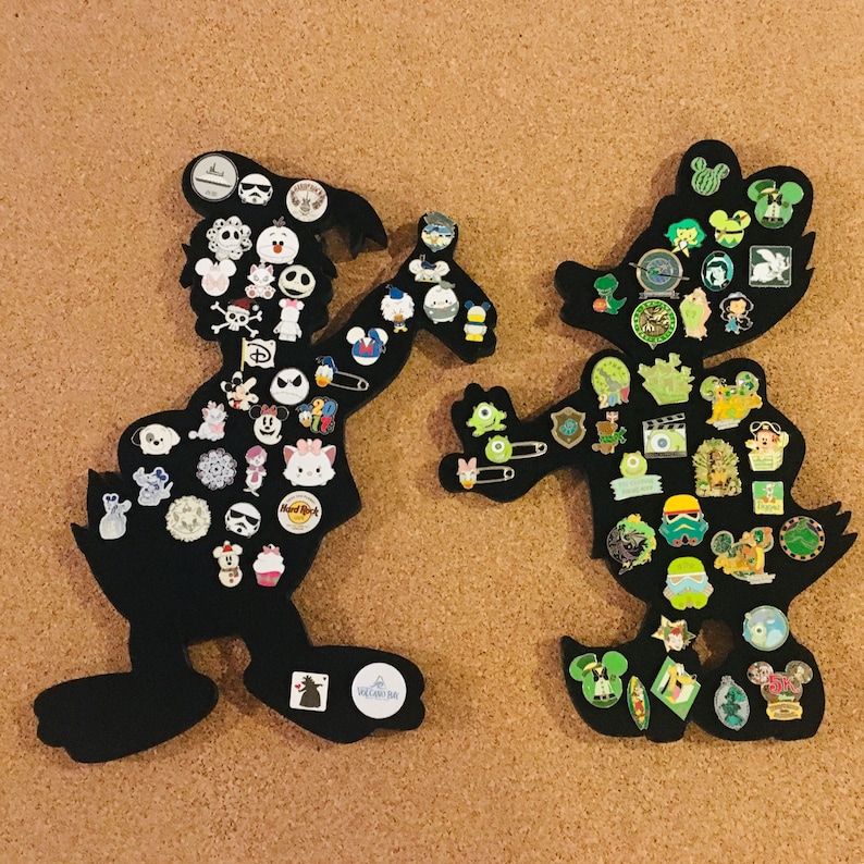 Donald Duck Disney Pin Board 18 Tall Disney Pin Trading - Etsy