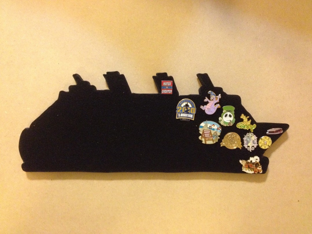 Cruise Ship Disney or Carnival Cruise Pin Display Board Disney Princess ...