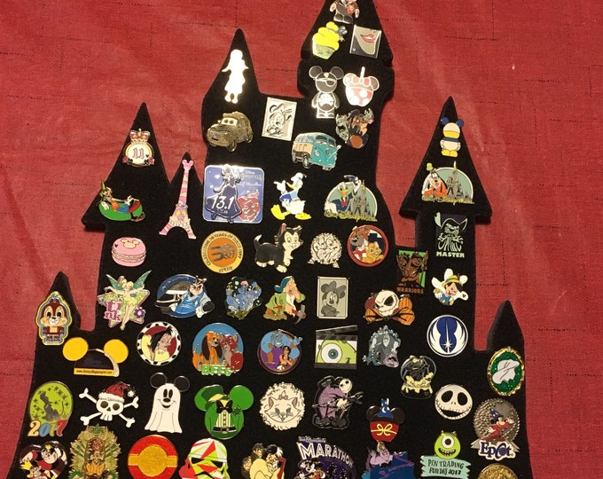 19 Castle Disney Pin Display Board, Hold Approx 60-70 Pins - Etsy
