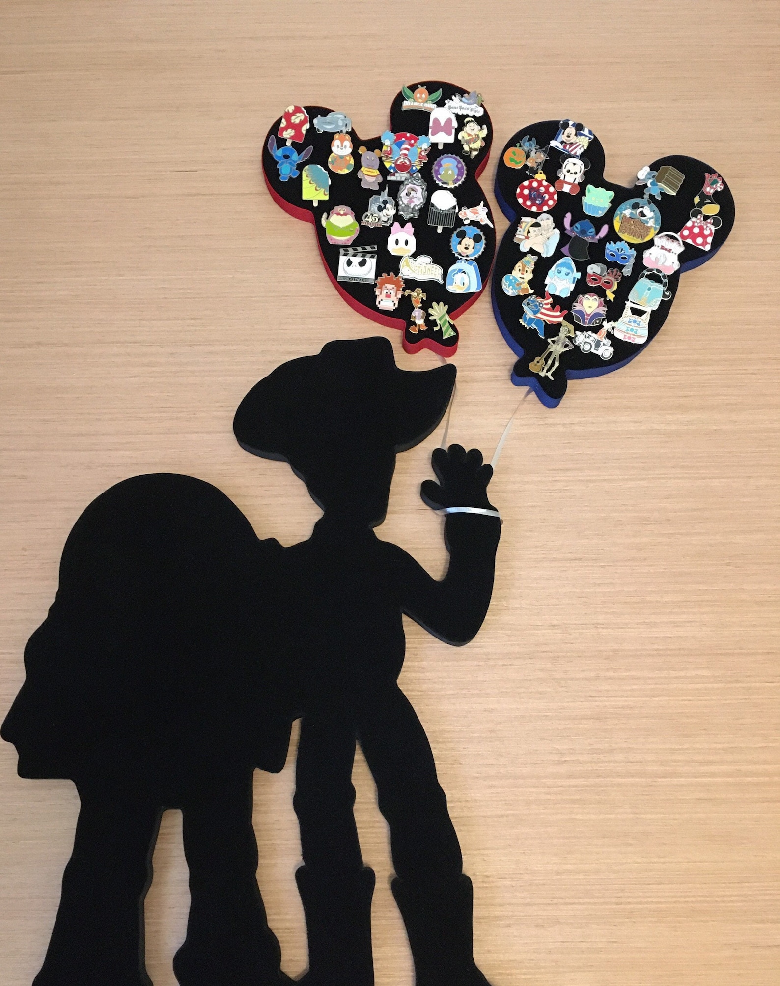 Disney Mickey Balloon Pin Display Board With Color Edges Pin | Etsy