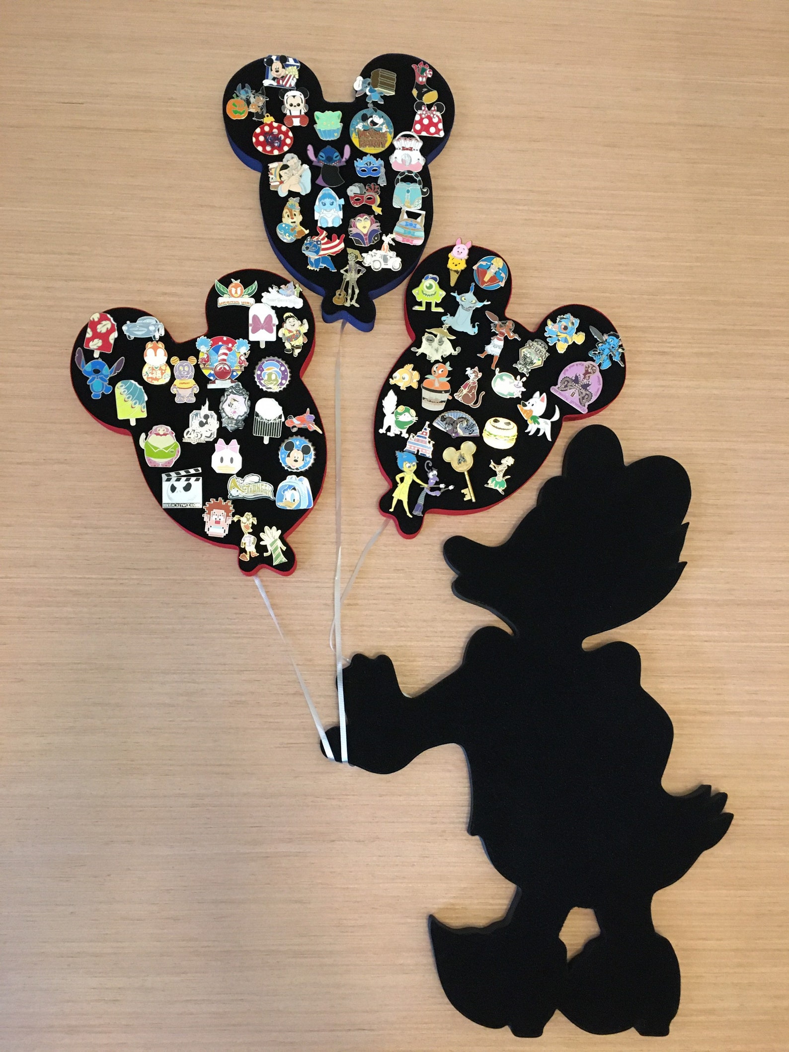Disney Mickey Balloon Pin Display Board With Color Edges Pin | Etsy