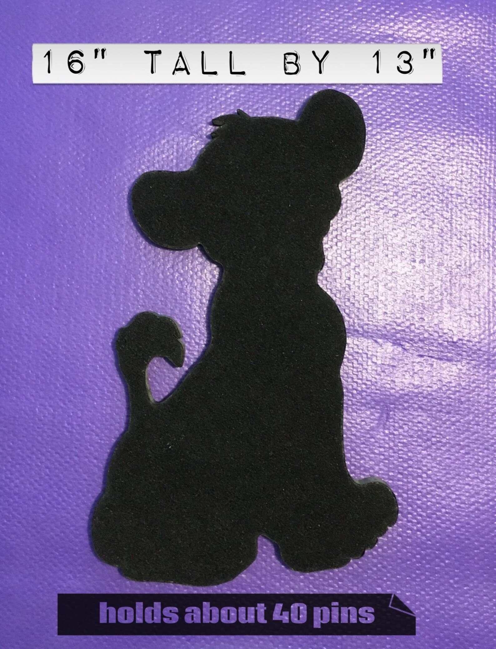 Simba Disney Lion King Pin Display Board, Can Hold Approximately 40 ...