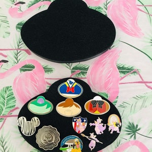 Small Disney Pin Board. Cast Member ID Badge Design, Pressed Penny ...