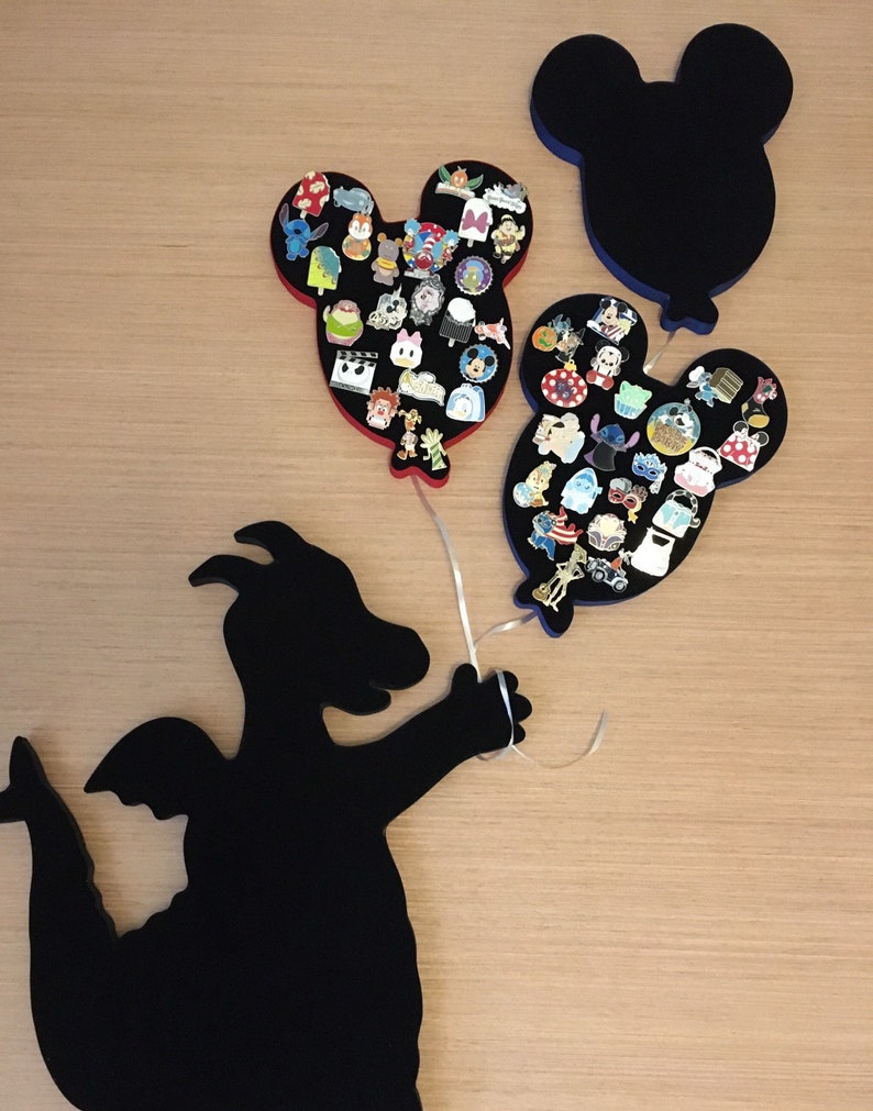 Disney Mickey Balloon Pin Display Board With Color Edges Pin | Etsy