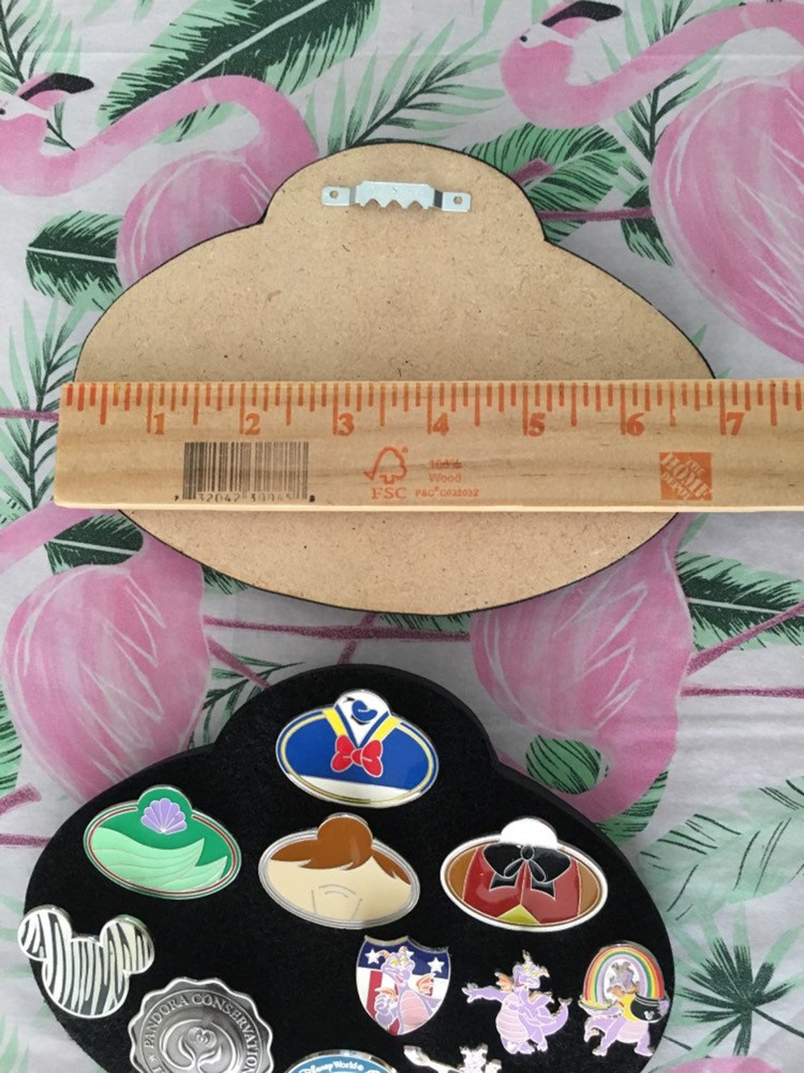 Small Disney Pin Board. Cast Member ID Badge Design Pressed | Etsy