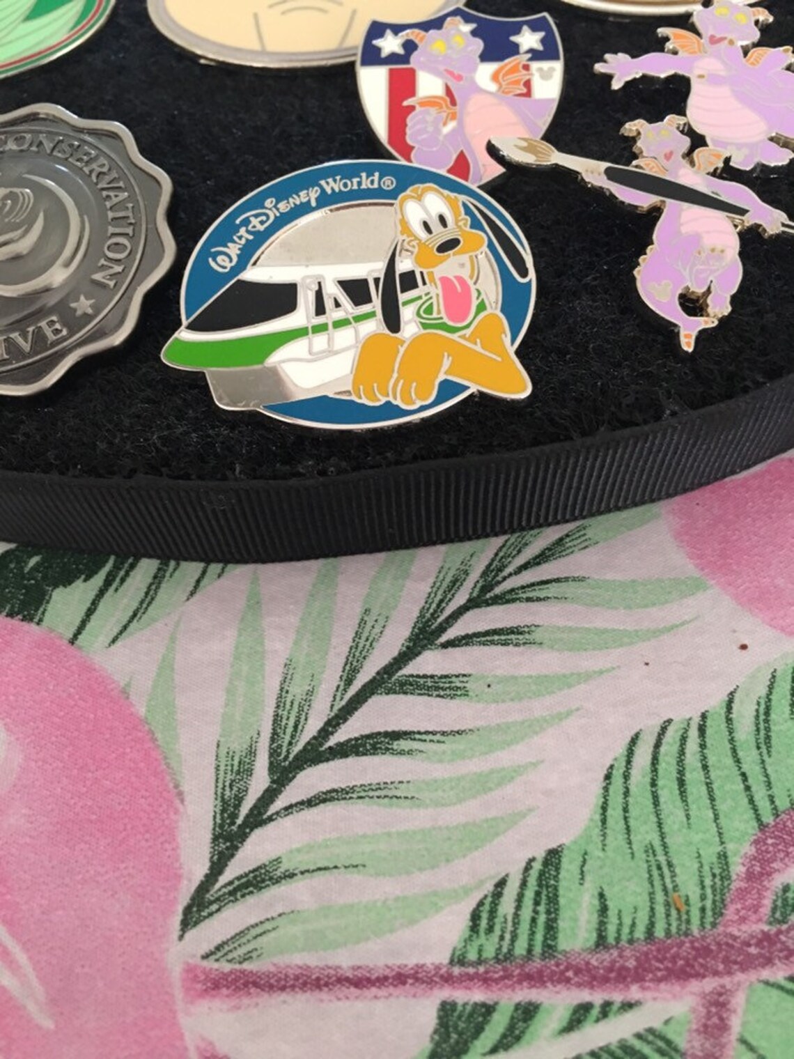 Small Disney Pin Board. Cast Member ID Badge Design Pressed | Etsy