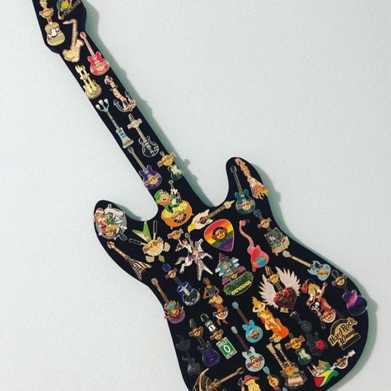 Guitar Pin Hard Rock - Etsy