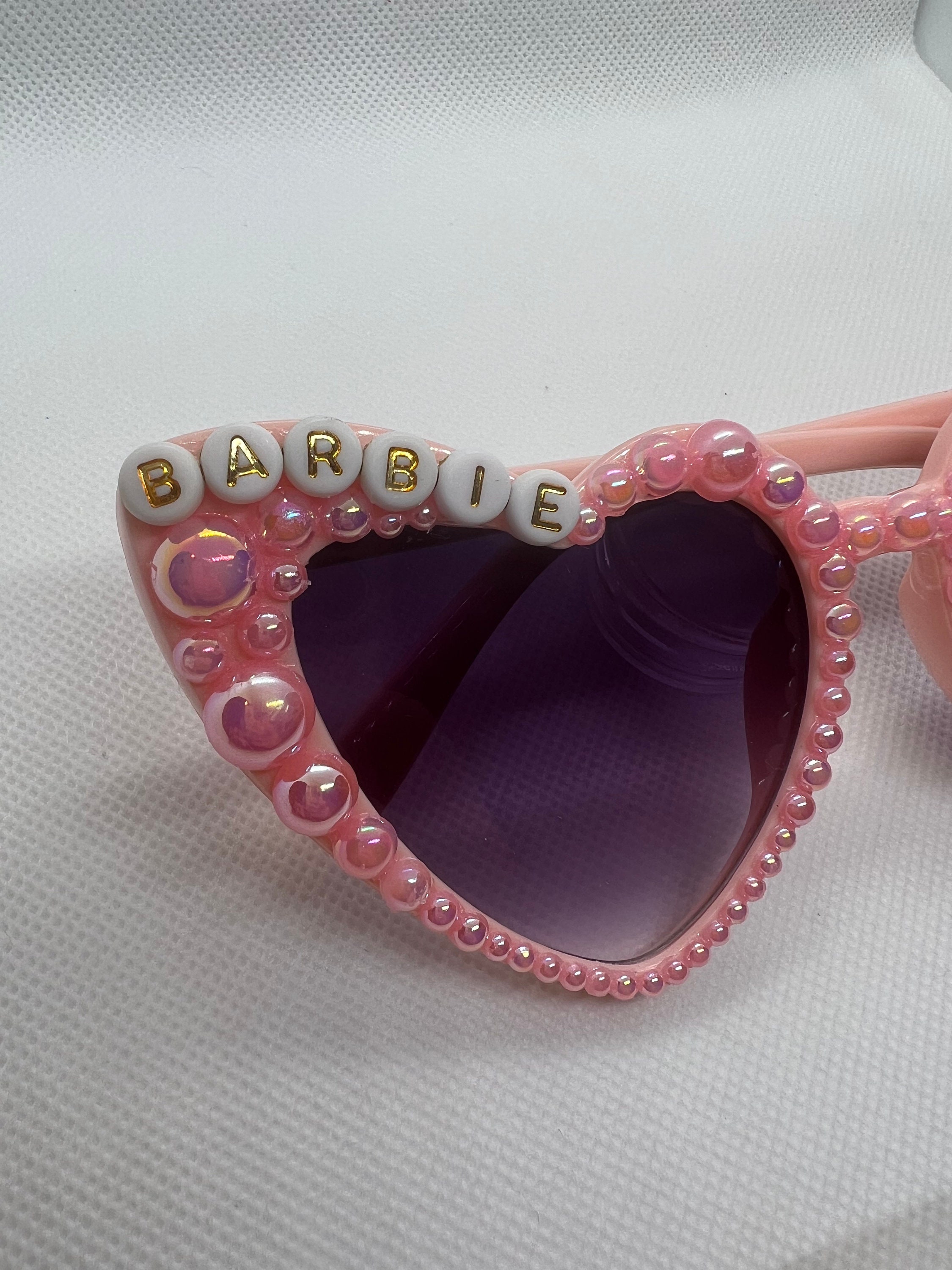 Barbie Inspired Vintage Heart Shaped Sunglasses - Etsy