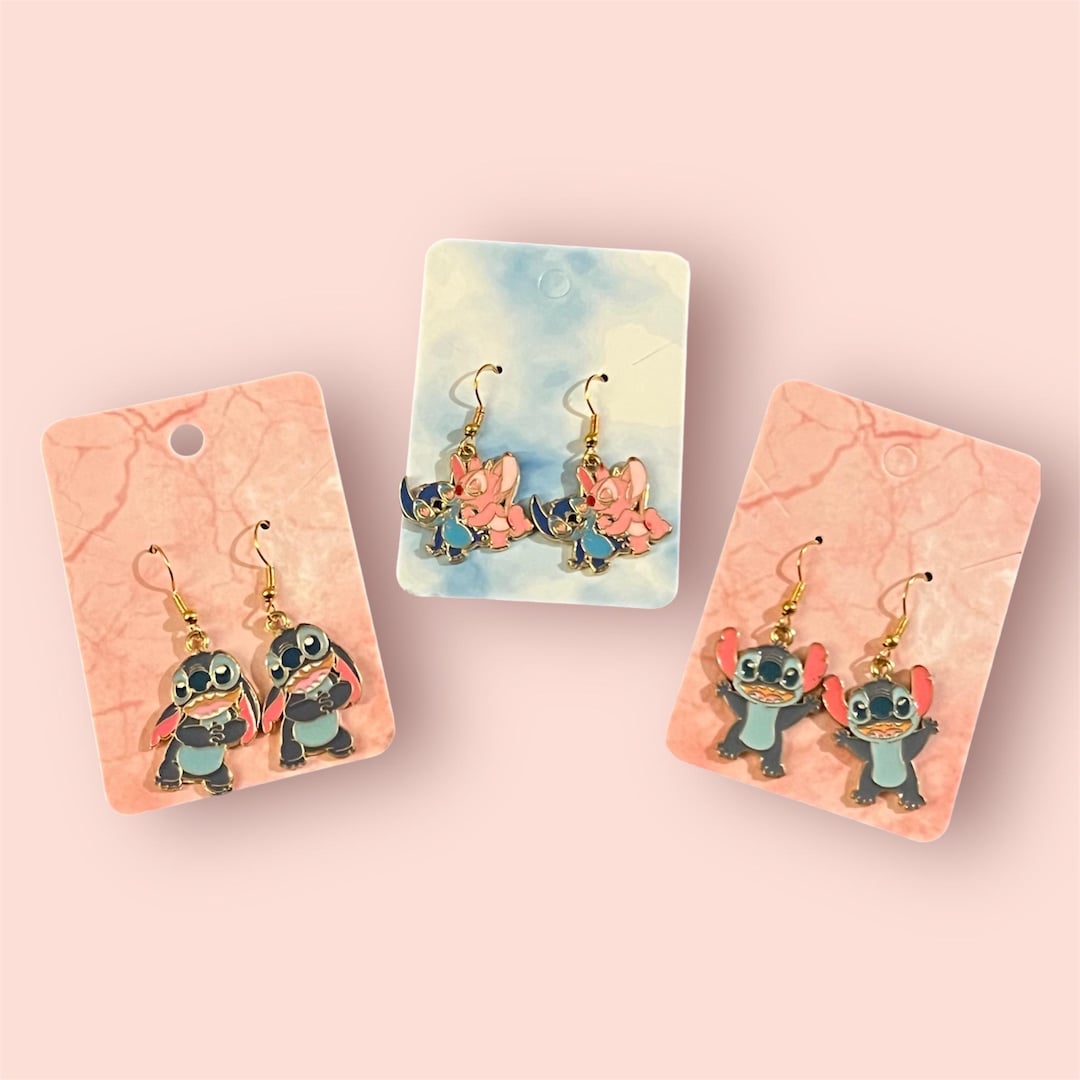 Lilo & Stitch- Stitch Earrings - Etsy