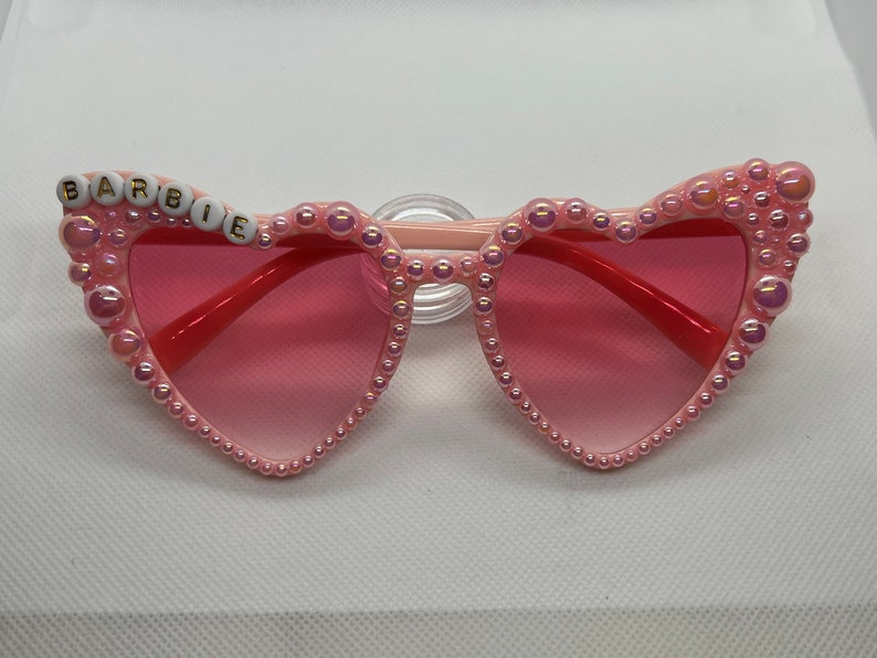 Barbie Inspired Vintage Heart Shaped Sunglasses - Etsy