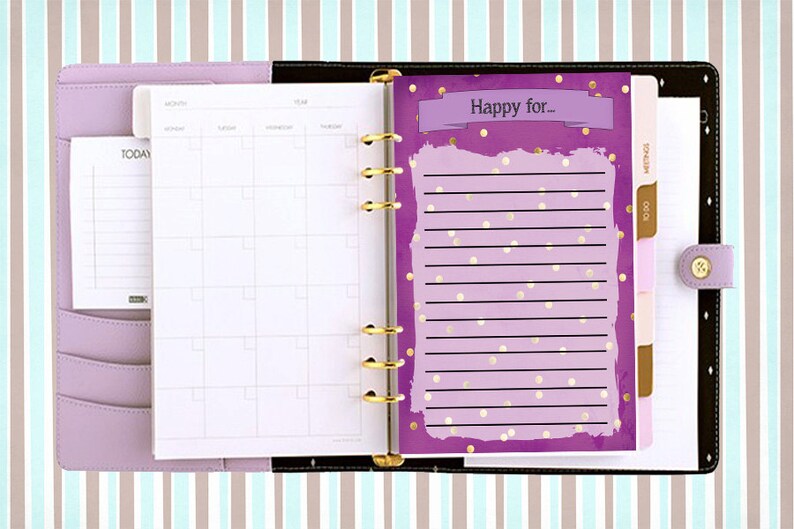 Lista organizador metas imprimible PDF tema floral tamaño A5 descarga ...