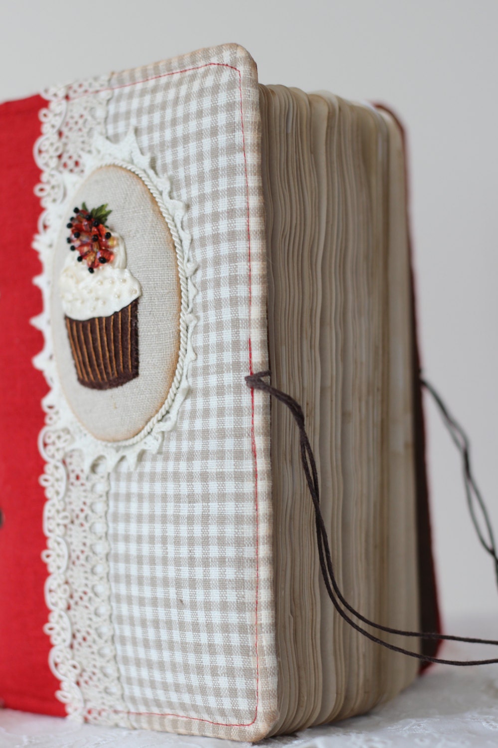 Handmade Cookbook, Handmade Notebook, Recipe Book, Cookbook for Her ...