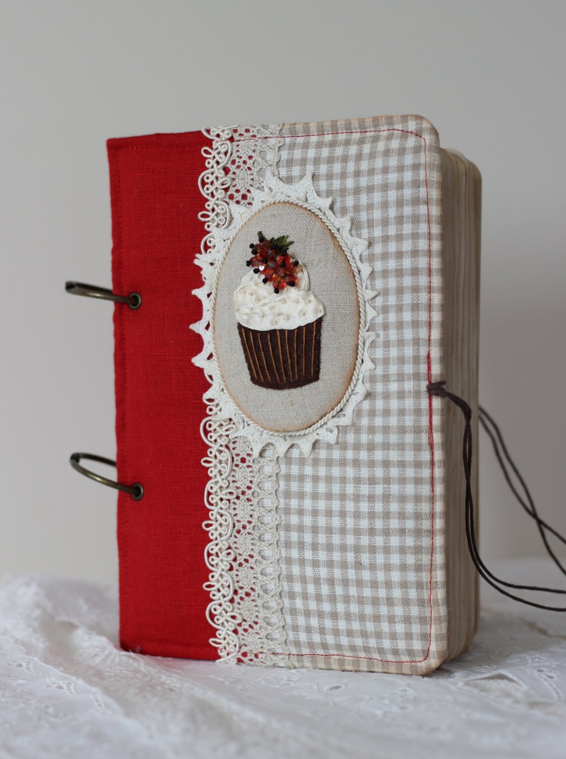 Handmade Cookbook, Handmade Notebook, Recipe Book, Cookbook for Her ...