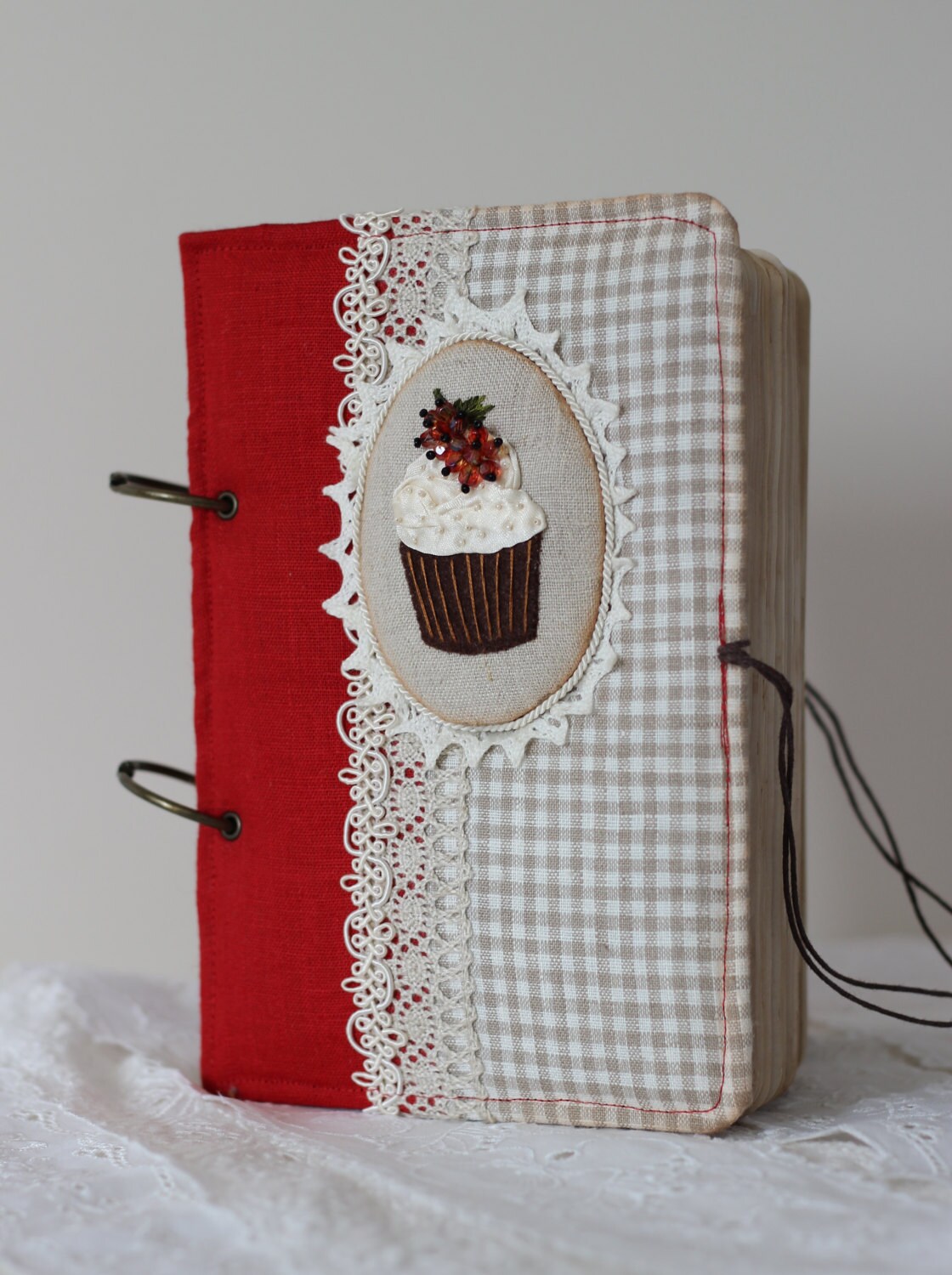 Handmade Cookbook, Handmade Notebook, Recipe Book, Cookbook for Her ...