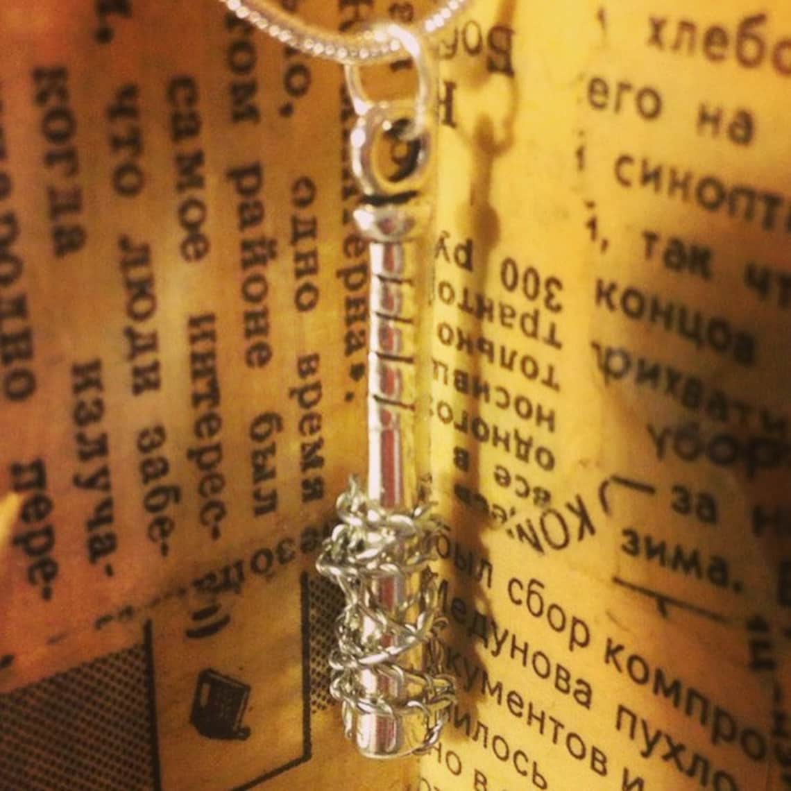 The Walking Dead Negan/lucille Necklace - Etsy