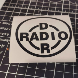 Car Vinyl Sticker - DDR - East Germany - Radio DDR 1 - Etsy