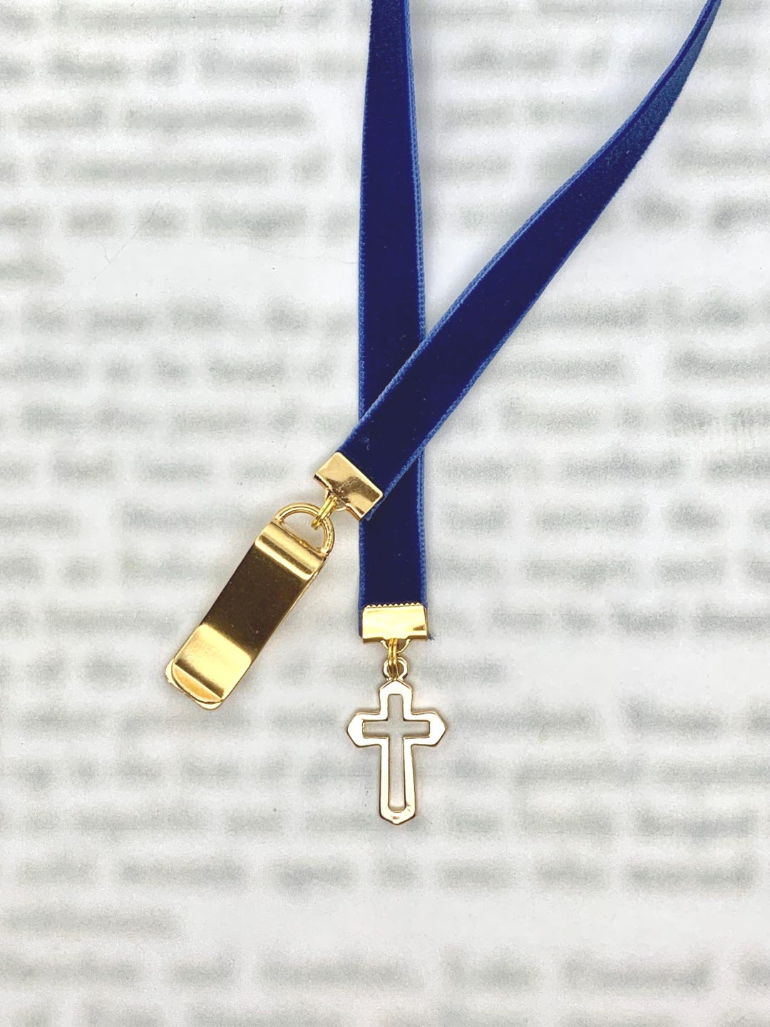Cross Christian Attachable Bookmark - Special Clip Attaches to Book ...