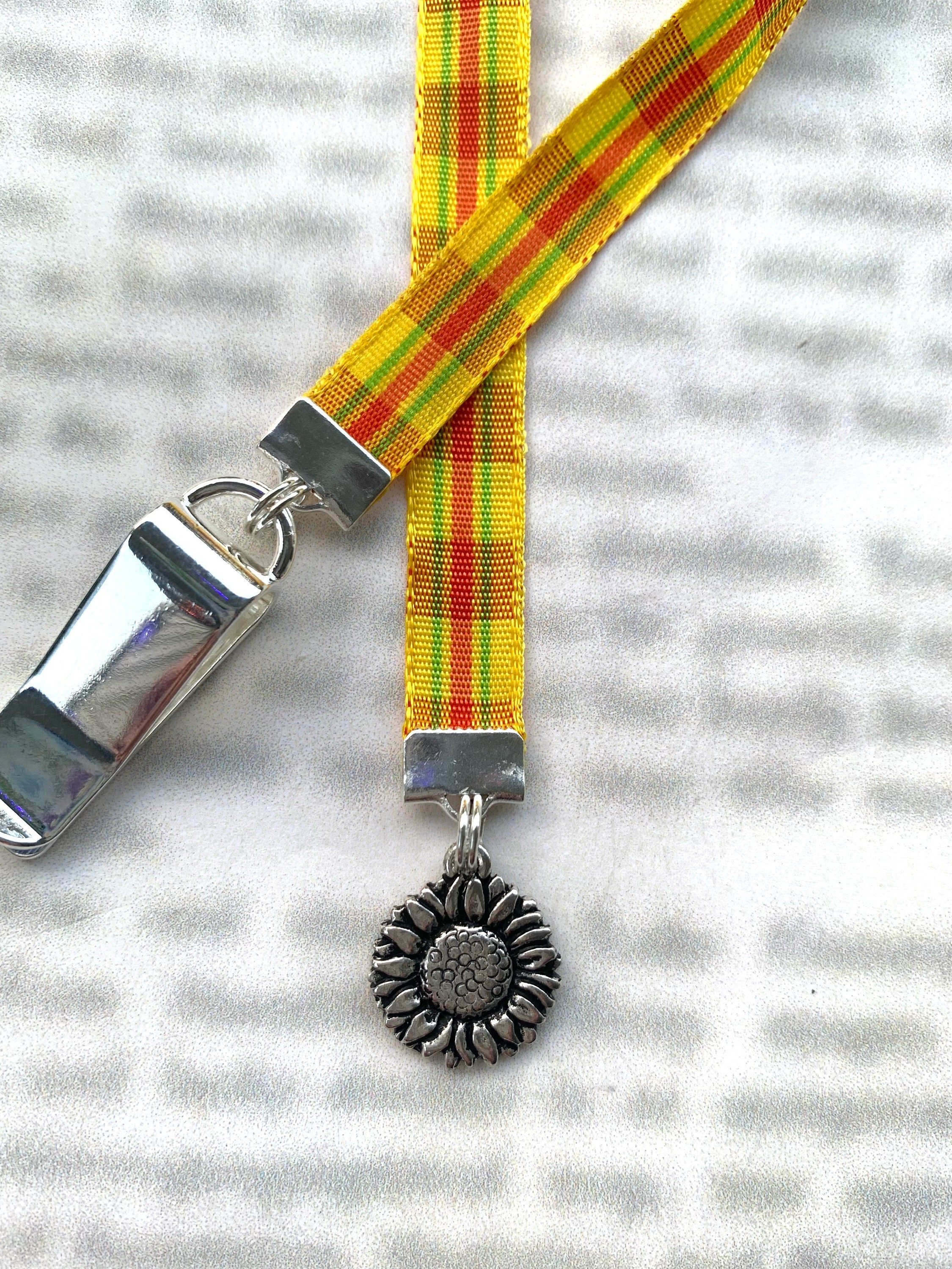 Sunflower Bookmark / Gardner Attachable Bookmark - Special clip ...