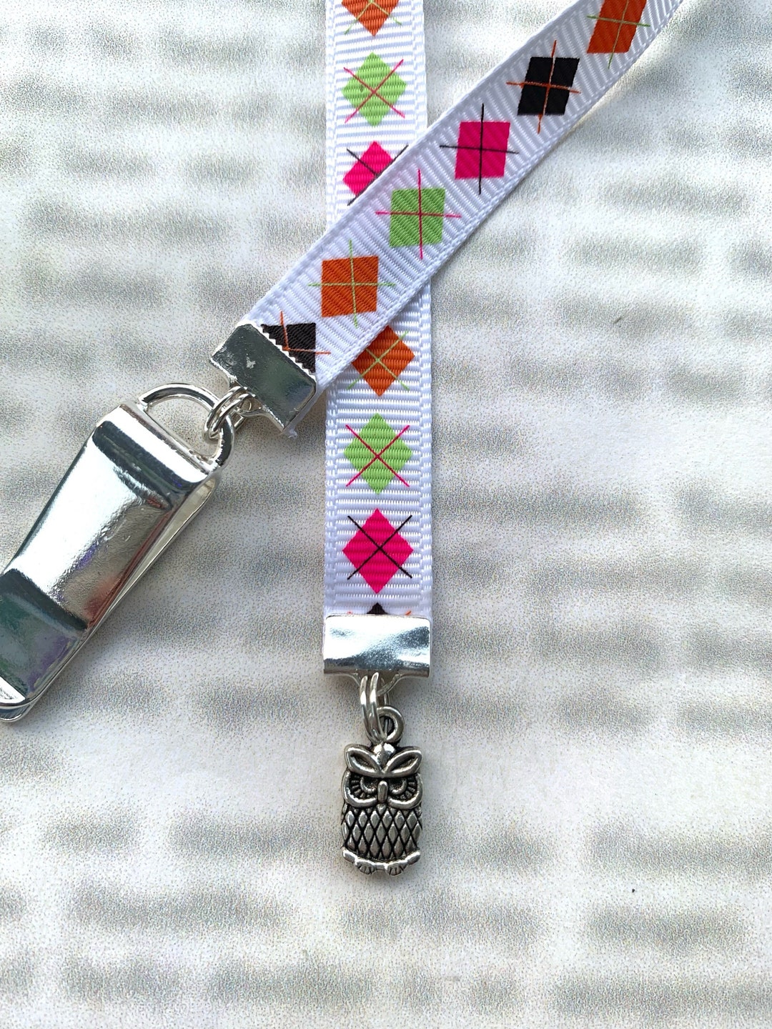 Owl Book Lover Attachable Bookmark Special Clip Attaches to Cover ...