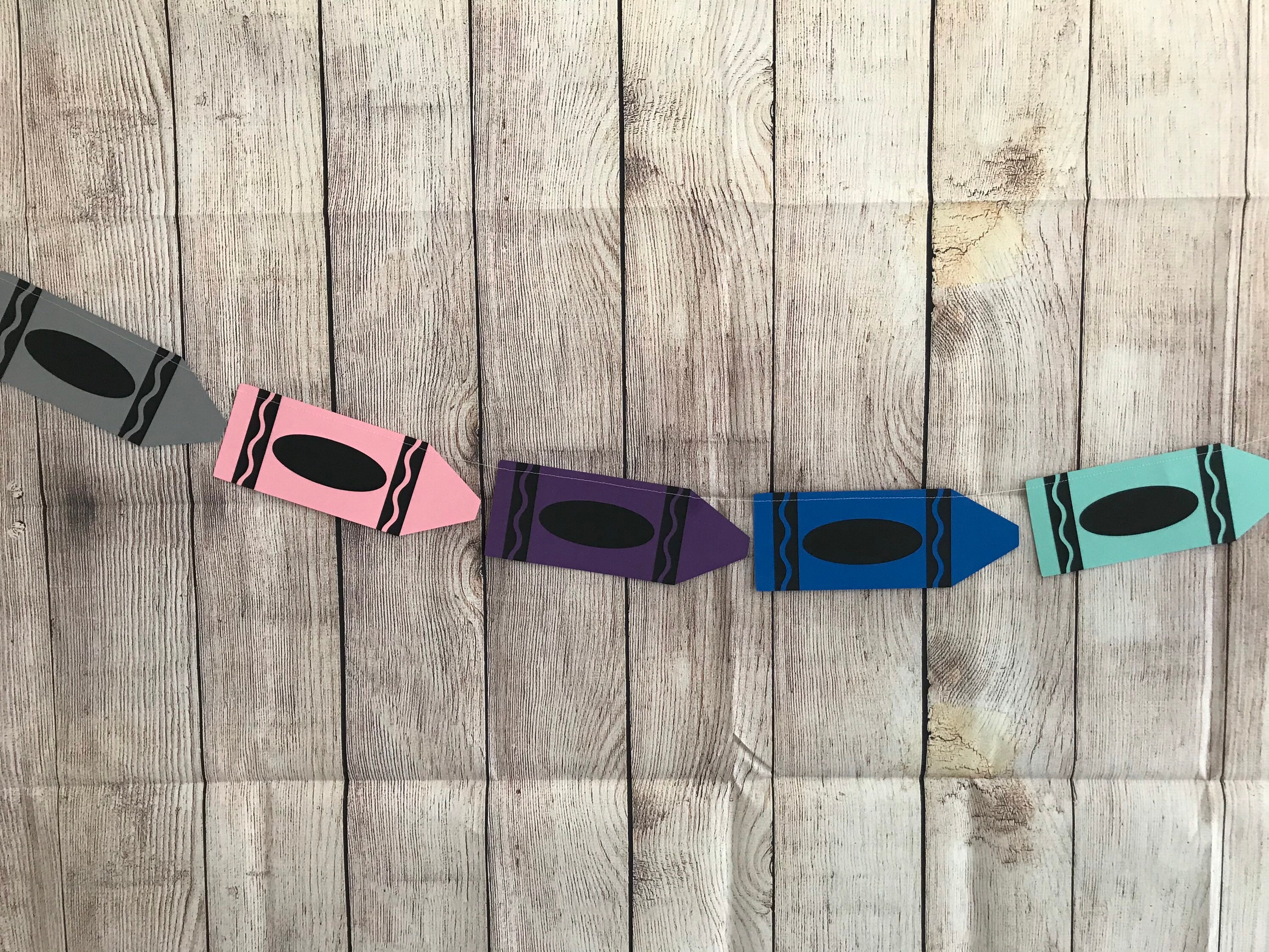 Back to School paper garland | Etsy