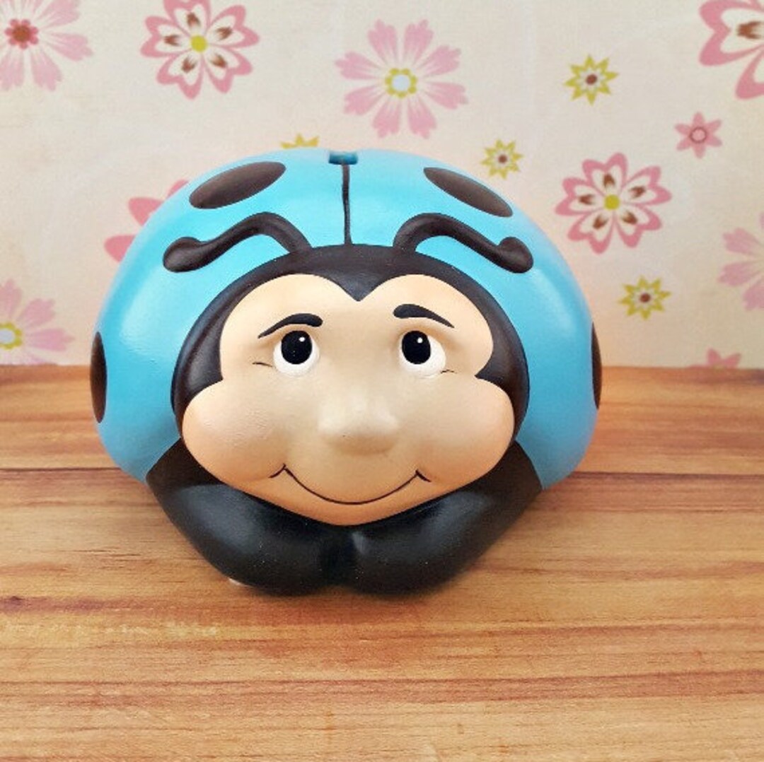 Blue Ladybug Piggy Bank, Ladybug Piggy Bank, Piggy Bank, Bank, Baby ...