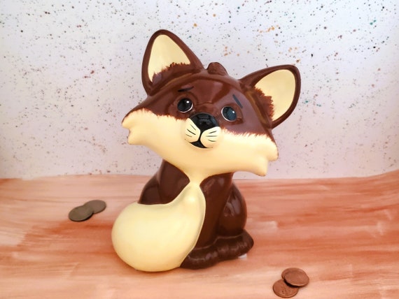 Fox piggy bank store