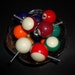 Handcrafted 1-1/2 Inch Pool Ball Cabinet Drawer and Cabinet Door Pulls ...