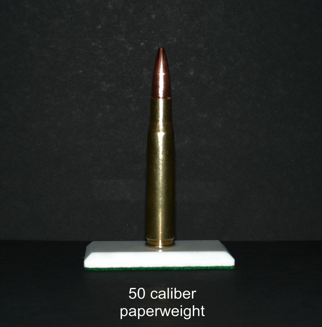 Handcrafted Bullet Paperweights, 50 Caliber and Others - Etsy