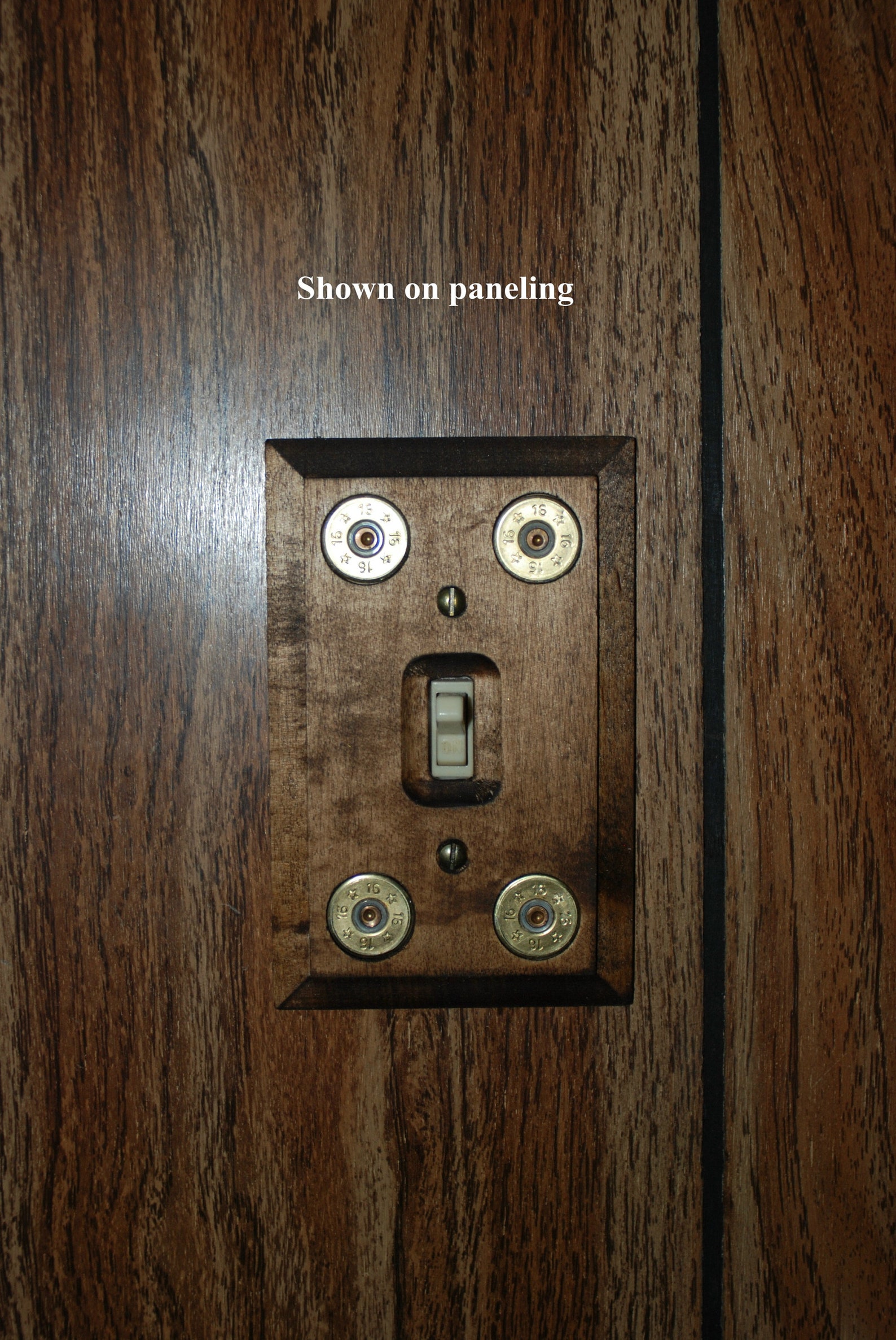 Custom Wood Light Switch Covers W/bullets - Etsy