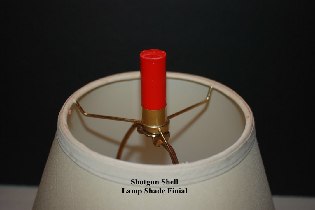 Real Shotgun Shell Lamp Shade Finials.. Several Colors and Gauges ...