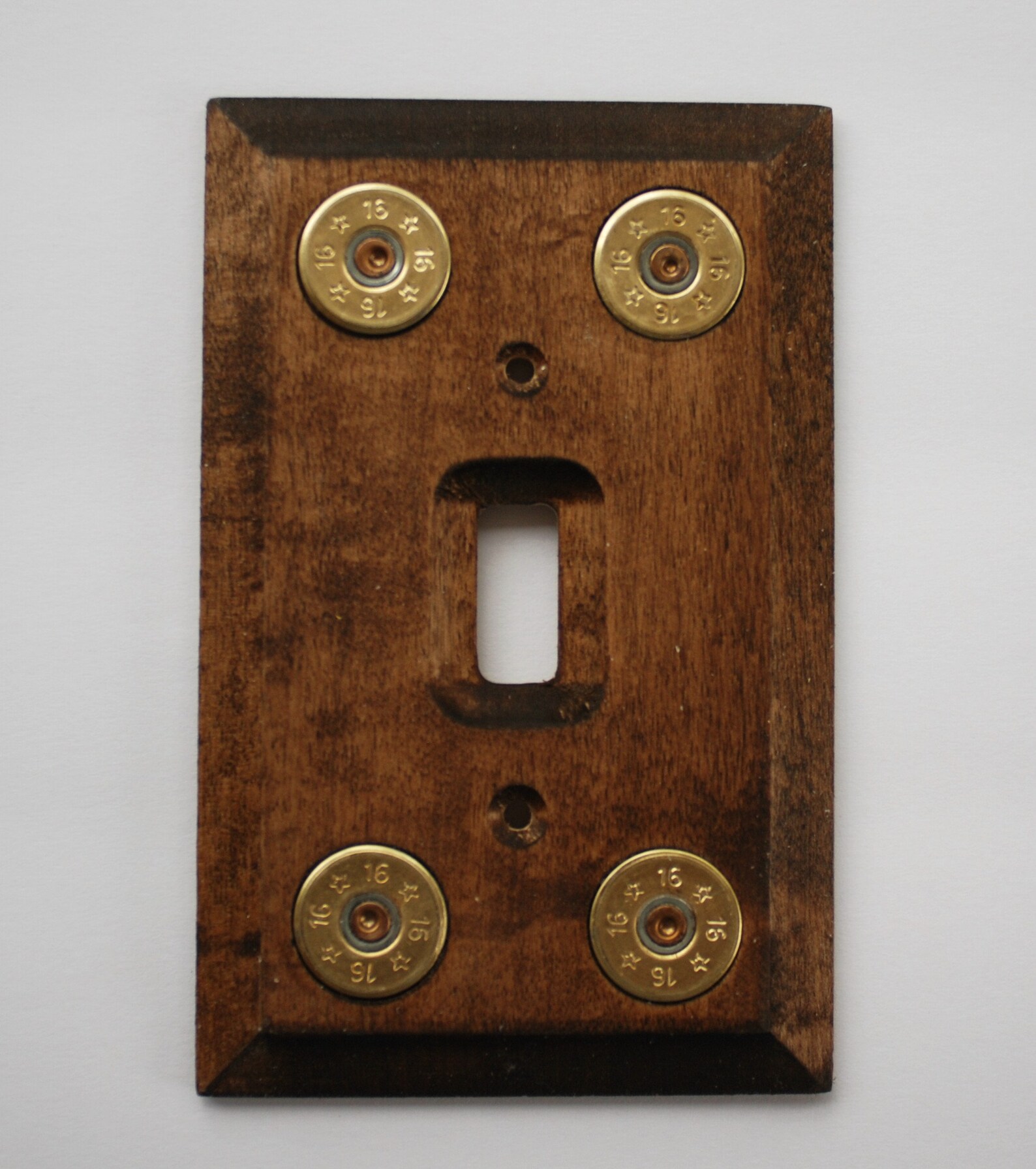 Custom Wood Light Switch Covers W/bullets - Etsy