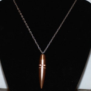 Real 50 BMG Bullet/projectile Necklace - Etsy