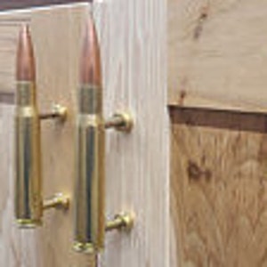 50 Calibur BMG Bullet Drawer Pull / Cabinet Door Handle - Etsy