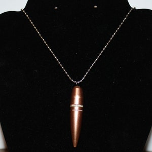 Real 50 BMG Bullet/projectile Necklace - Etsy