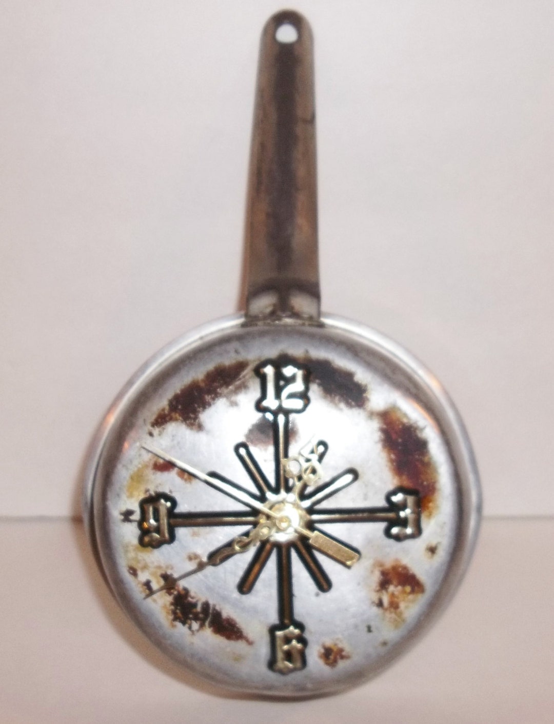 Old Boiler Pan Up-cycled to Wall Clock - Etsy