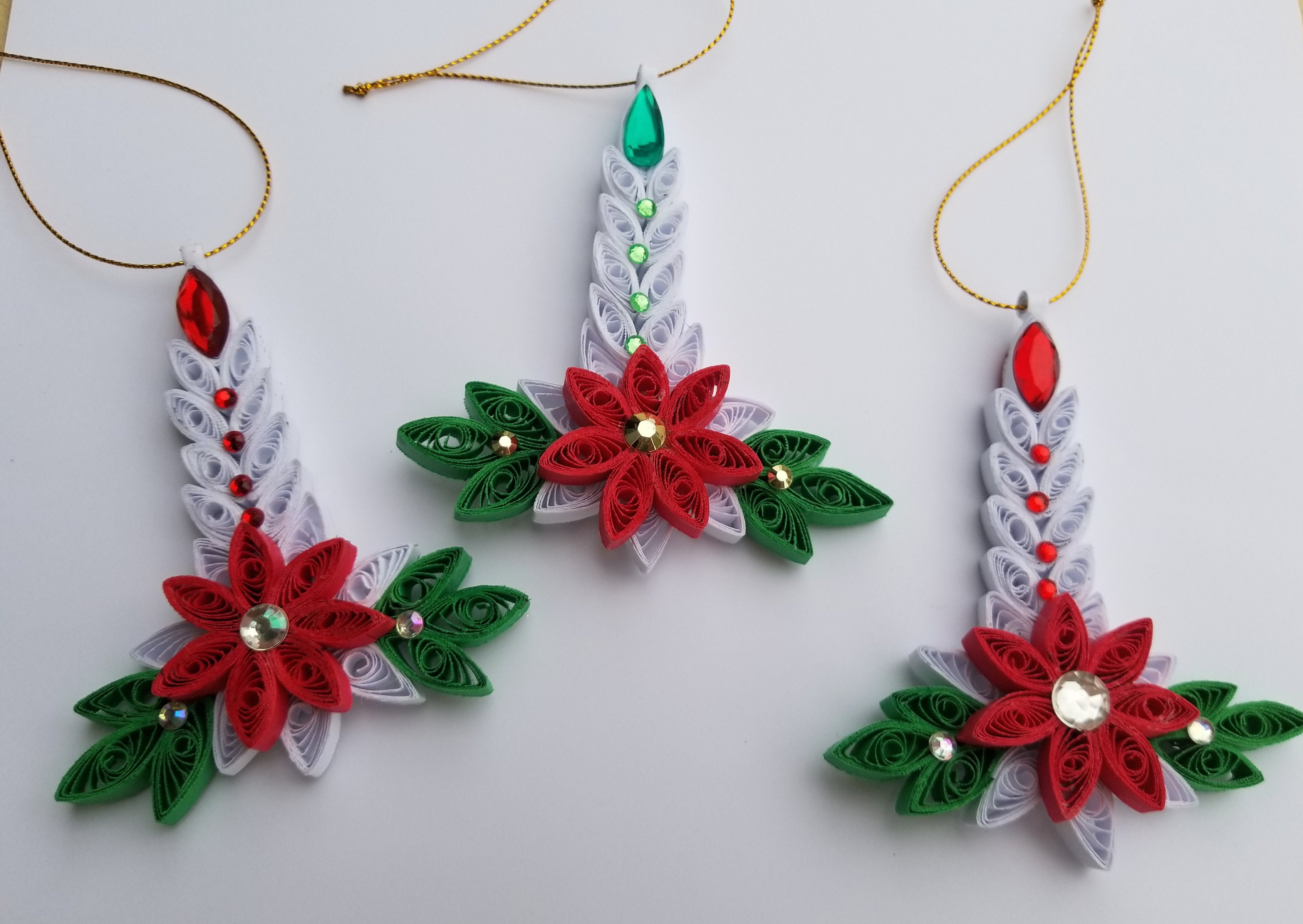 Paper Quilling Christmas Ornaments Etsy