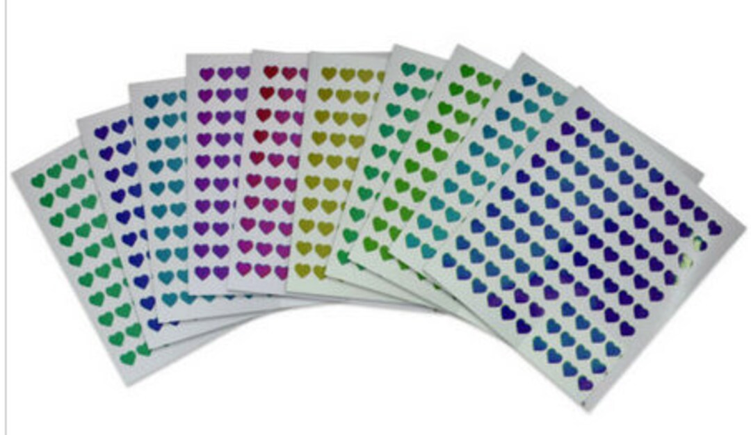 Guitar Fretboard Chord Marking Heart Stickers With Chord Sheet 10 ...