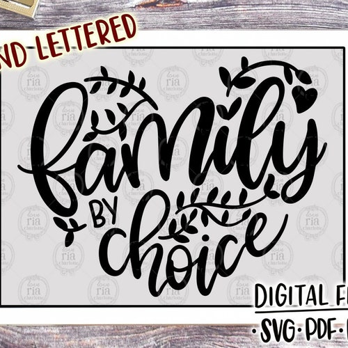 Adoption Foster Care SVG Love Makes a Family Png Jpeg Dxf / | Etsy