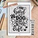 I work hard so my dog have better life cute fun funny dog mom | Etsy